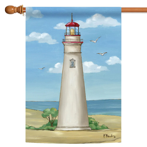 Marblehead Lighthouse Outdoor House Flag 40" x 28" | Christmas Central