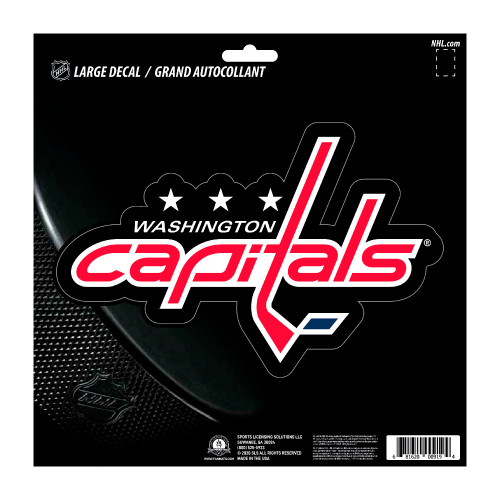 8" NHL Washington Capitals Large Decal Sticker | Christmas Central