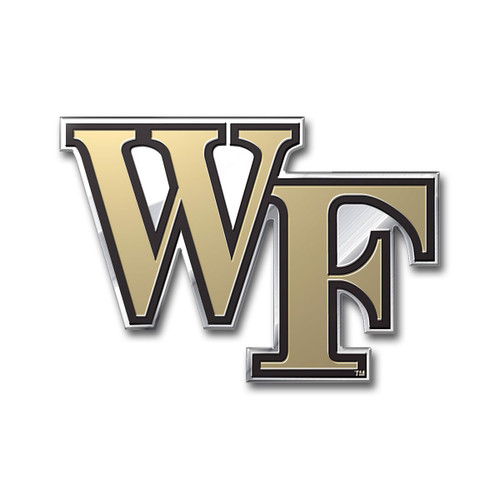 3.25” NCAA Wake Forest University Embossed Emblem Exterior Auto ...