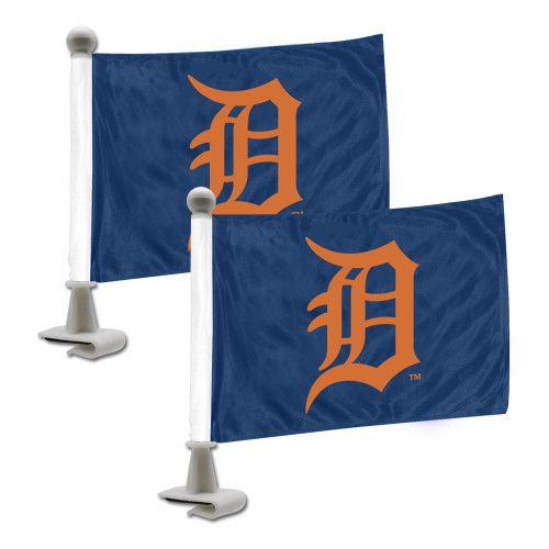 Set of 2 MLB Detroit Tigers Ambassador Flags 6" x 4" | Christmas Central