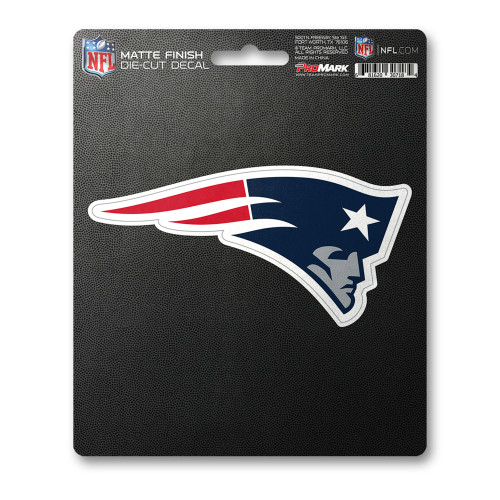 6.25" NFL New England Patriots Matte Automotive Decal Sticker ...