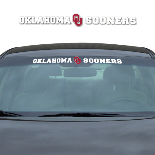 34” NCAA University of Oklahoma Sooners Automotive Windshield Decal ...