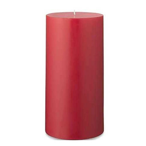 4" Red Christmas Handmade Pillar Candle | Christmas Central