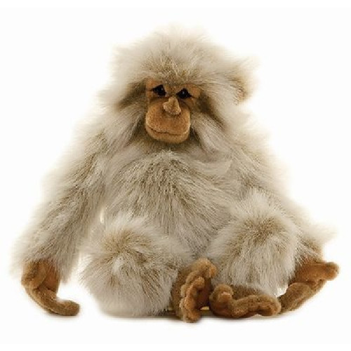 Set of 4 Handcrafted Plush Snow Monkey Stuffed Animals 9.5" | Christmas ...