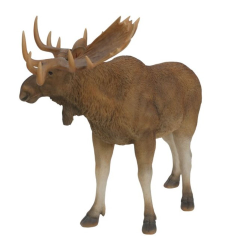 25.75" Standing Moose Outdoor Garden Statue | Christmas Central