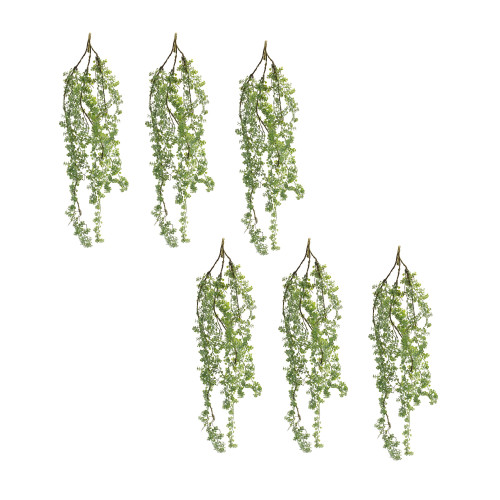 Set of 6 Hanging Mini Leaf Artificial Vines 33” | Christmas Central