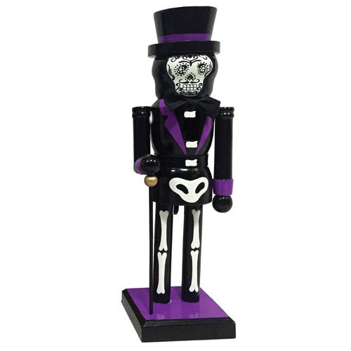 10" Day of the Dead Skeleton Christmas Nutcracker | Christmas Central