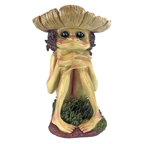 13" Sitting Troll Hand Painted Outdoor Garden Statue | Christmas Central