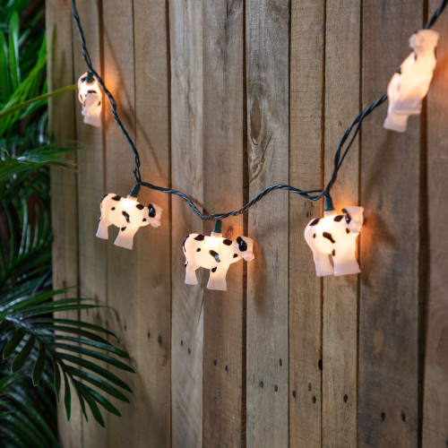 Cow Indoor Outdoor Patio Light Set - 6' - Green Wire - 10ct | Christmas ...