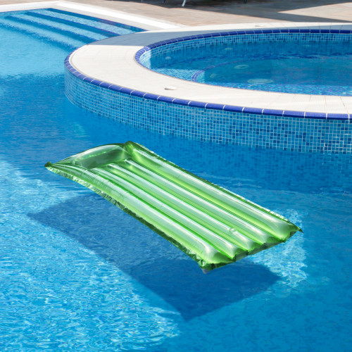 Inflatable Reflective Sun Tanner Pool Float - 72" - Green | Christmas ...