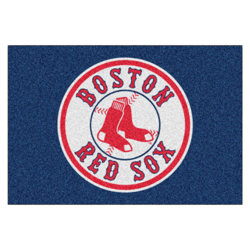 MLB Boston Red Sox Starter Mat Area Rug | Christmas Central