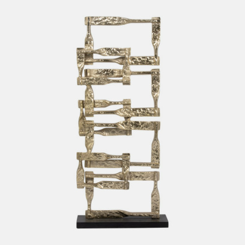 Stacking Squares Tabletop Decoration - 23" - Gold | Christmas Central