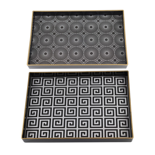 Rectangular Small & Large Decorative Trays - 19" - 2ct | Christmas Central