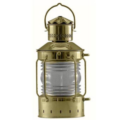 14" Gold & White Electric Contemporary Anchor Light | Christmas Central