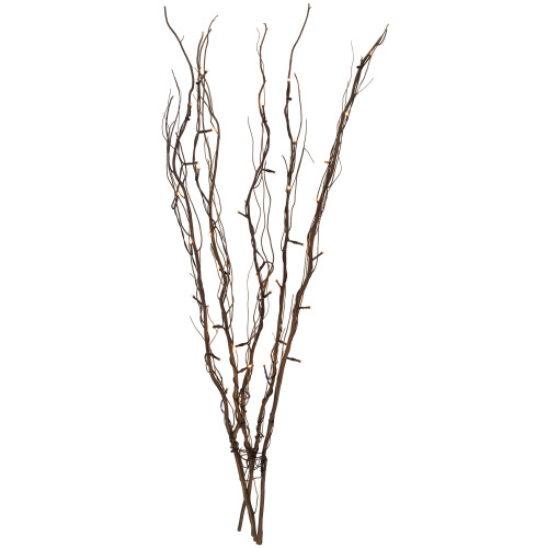 39" LED Lighted Natural Branch Bundle Christmas Decoration - Warm White ...