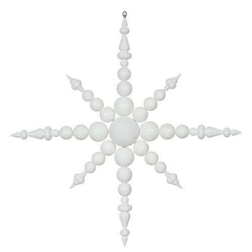 Commercial Shatterproof Radical Ball Snowflake Christmas Ornament - 43 ...