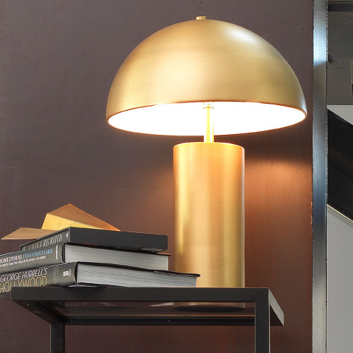 22" Felix Table Lamp with Round Drum Shade | Christmas Central