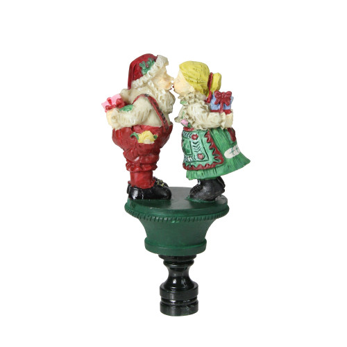 Club Pack of 144 Red Santa & Mrs. Claus Christmas Lamp Shade Finials ...
