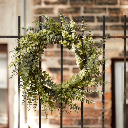 Eucalyptus Twig Spring Wreath, 29-Inch | Christmas Central