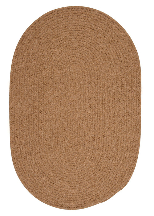 5' x 7' Bronze Brown Reversible Oval Handcrafted Area Rug | Christmas ...