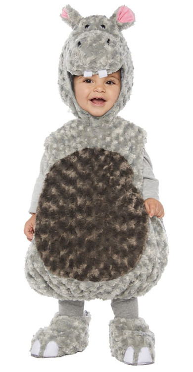Gray & Brown Hippo Toddler Child Halloween Costume - Medium | Christmas ...