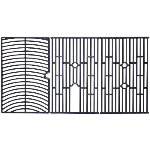 3pc Matte Cast Iron Cooking Grid for Brinkmann Gas Grills 33.75 ...