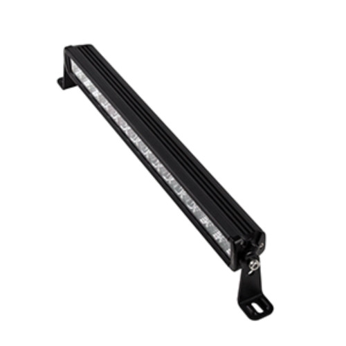 30" Matte Black Single Row Slimline LED Light Bar | Christmas Central