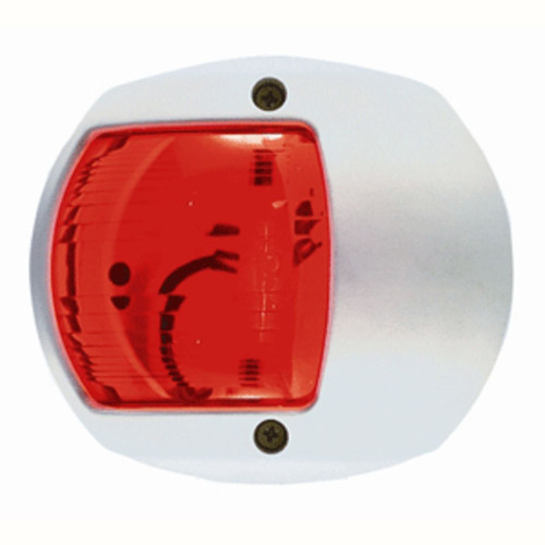 7" White & Red Standard LED Side Light Housing | Christmas Central