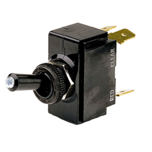 3" Black Tip Toggle Switch Sealed Switch | Christmas Central