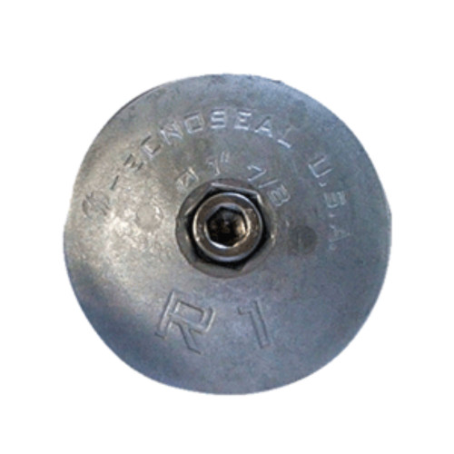 1" Tecnoseal Anode Zinc R1 Rudder | Christmas Central