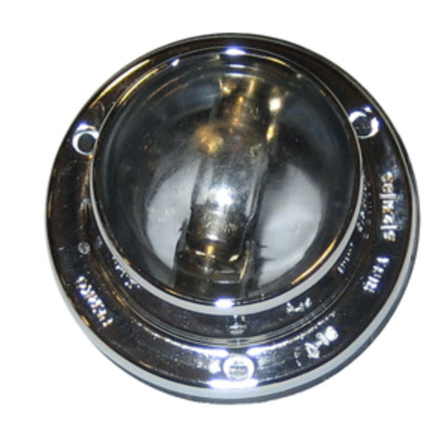 5" Silver & Black Vertical Mount Chrome Plated Stern Light | Christmas ...