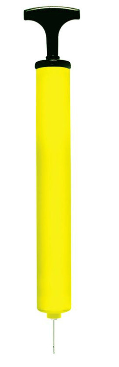 12.5" Yellow & Black Portable Game Ball Hand Pump for Swimming Pool ...