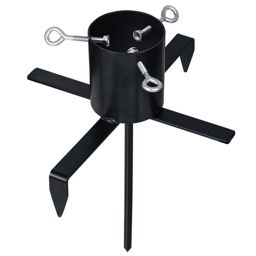 Outdoor Metal Christmas Tree Stand 17 75 Black Christmas Central