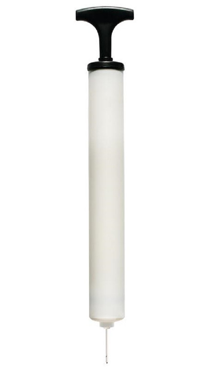 12.5" White & Black Portable Game Ball Hand Pump for Swimming Pool ...