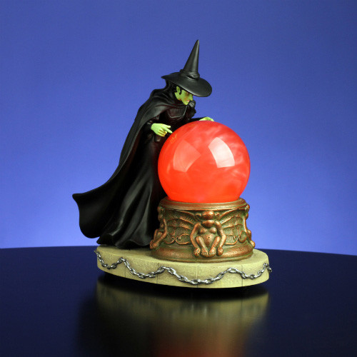 9.5" Animated Wizard of Oz "Wicked Witch Crystal Ball" Water Globe ...