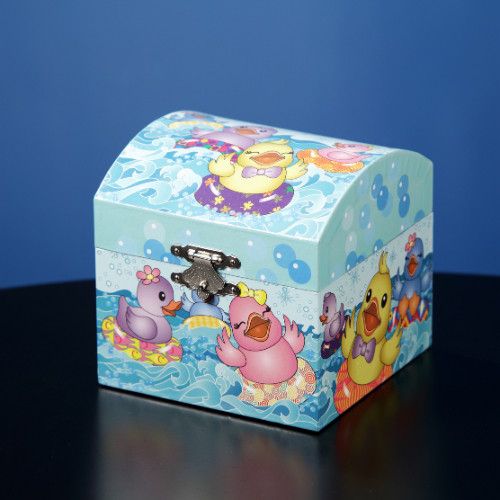 4" Musical Whimsical Rubber Ducky Treasure Box | Christmas Central