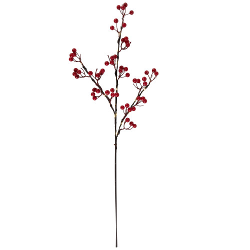 Lighted Berries Christmas Spray - 29" - Warm White | Christmas Central