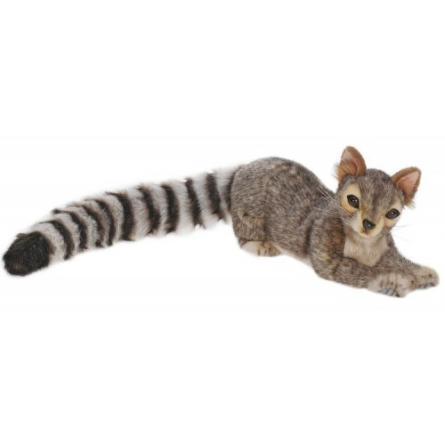 Set of 2 Gray & Black Handcrafted Ringtail Stuffed Animals 15.25 ...