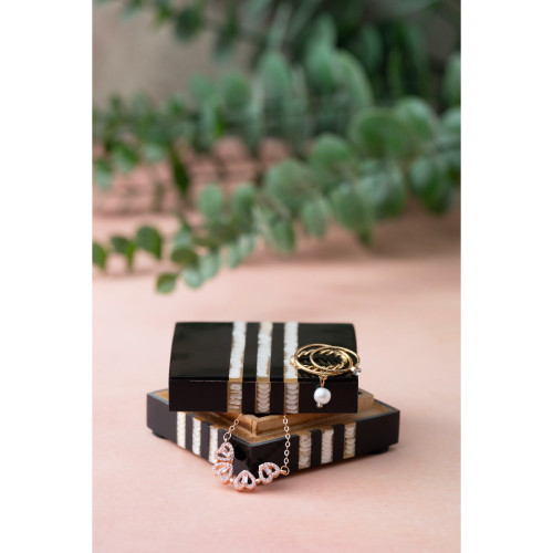 Small Square Storage Box - 2.5" - Black | Christmas Central