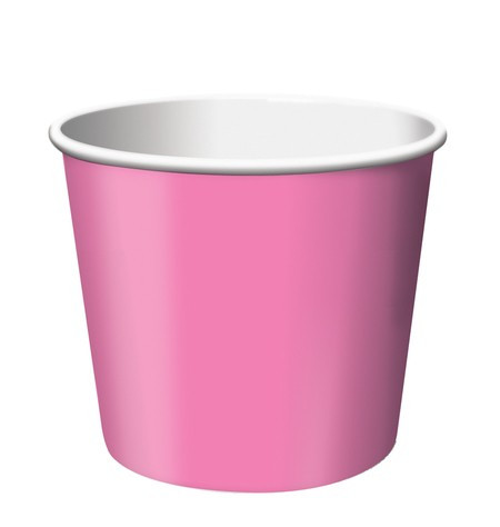 Club Pack of 144 Candy Pink Party Treat Cups 8 oz. | Christmas Central