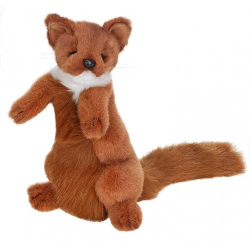 Set of 3 Brown & White Handcrafted Plush Weasel Stuffed Animals 11.75 ...