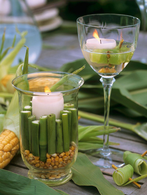 LED Lighted Spring Bamboo Candle in Vase Canvas Wall Art 15.75" x 11.75 ...