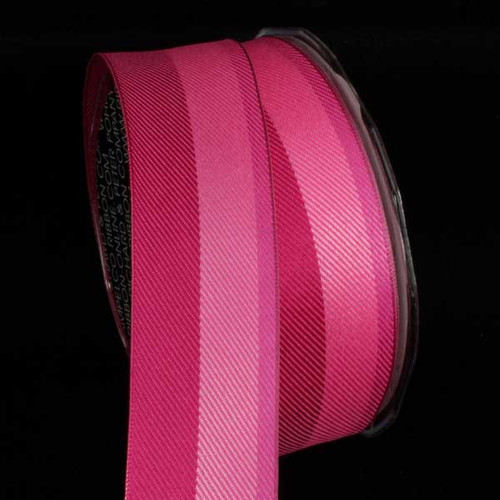 Pink Stripe Wired Craft Ribbon 1.5" x 54 Yards | Christmas Central