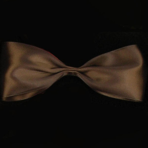 Brown Double Face Craft Ribbon 0.25" x 108 Yards | Christmas Central