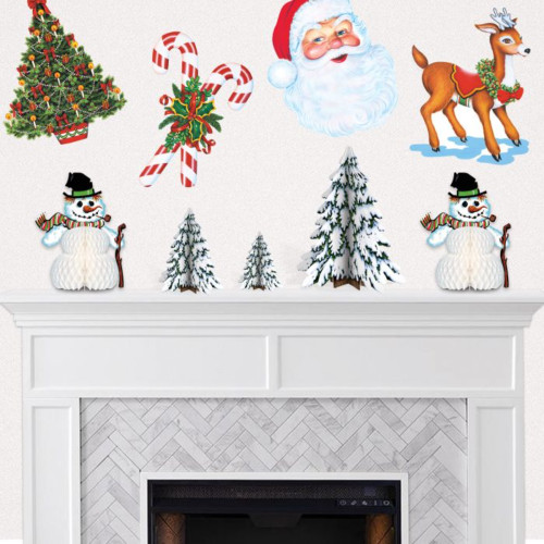 Club Pack of 48 Assorted Festive Christmas Cutouts Holiday Decorations ...