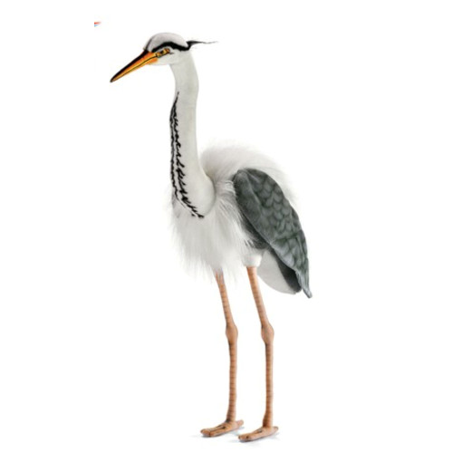 27.5" Lifelike Handcrafted Extra Soft Plush Great Blue Heron Bird ...
