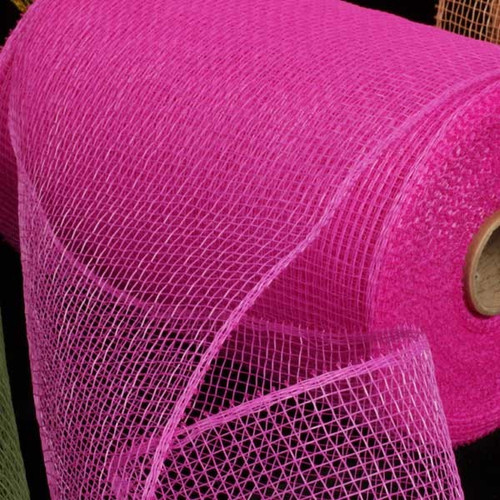 Fuchsia Pink Decorating Mesh Craft Ribbon 6.5" x 120 Yards | Christmas ...