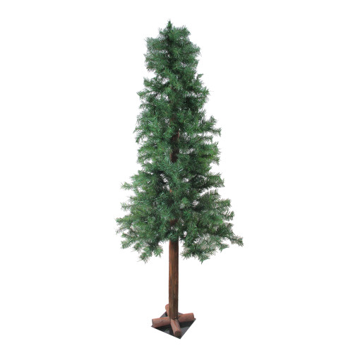 6' Mixed Green Woodland Alpine Artificial Christmas Tree - Unlit ...