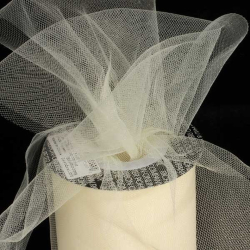 Designer White Tulle Craft Ribbon 3 x 550 Yards | Christmas Central