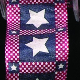 Blue & Purple Country Star Wired Craft Ribbon 2.5" x 27 Yards ...